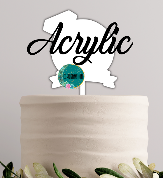 Acrylic Diamond cake topper - Sublimation Acrylic – GGSublimation