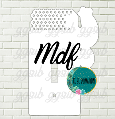 MDF - Chicken with wire light switch cover – GGSublimation