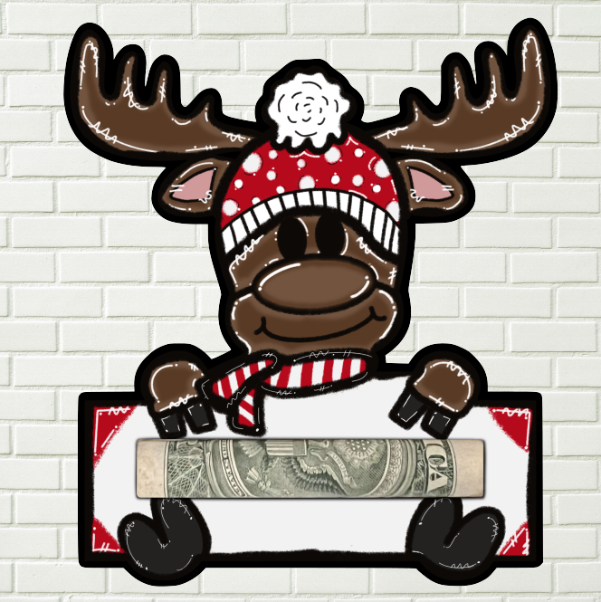 Digital design - Red Moose money holder – GGSublimation