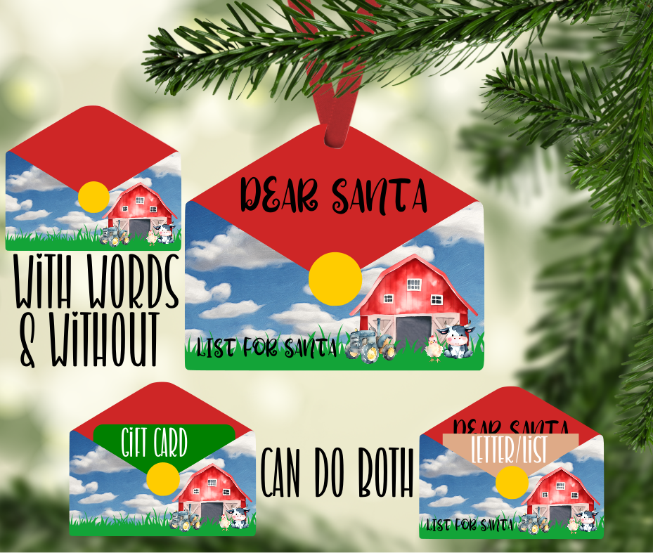 Digital design- Barn letter – GGSublimation