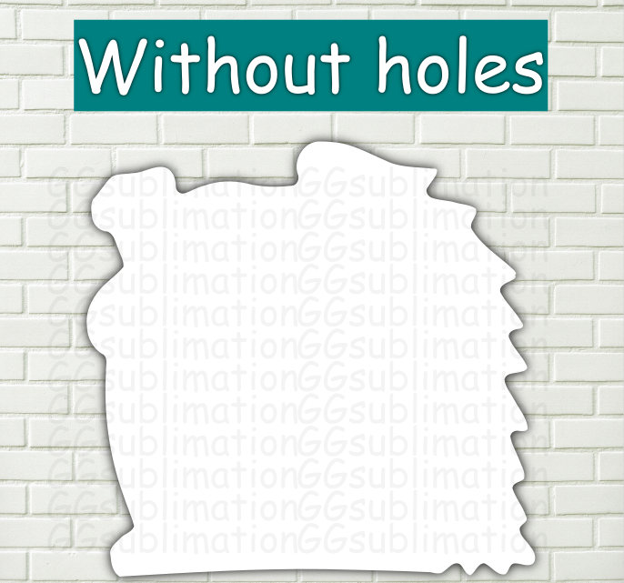 MDF - Gingerbread house with tree door hanger withOUT holes 3 sizes to ...