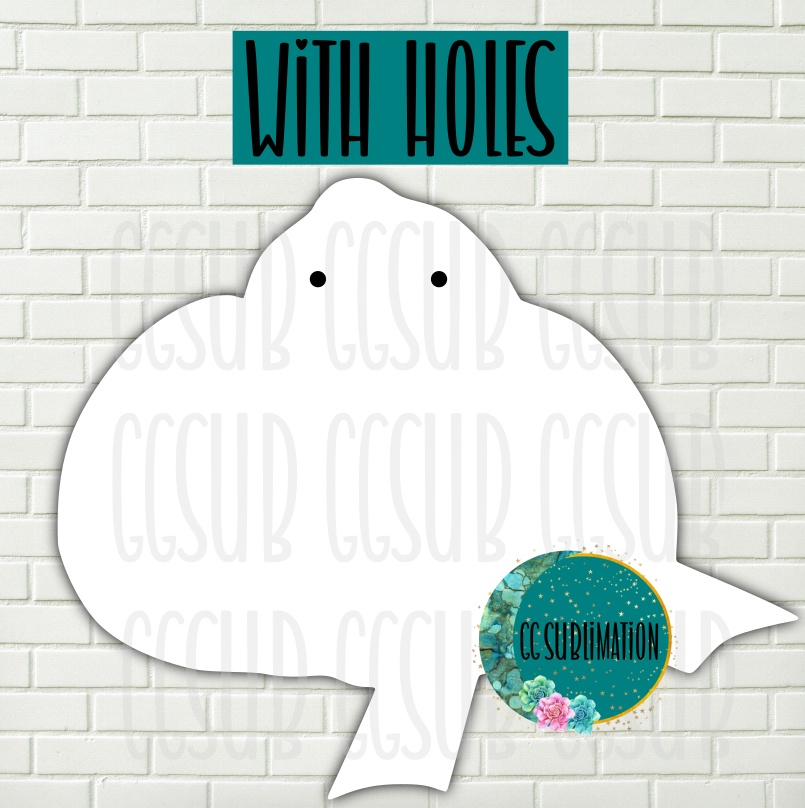 MDF - Ribbon pumpkin door hanger WITH holes 3 sizes to choose from ...