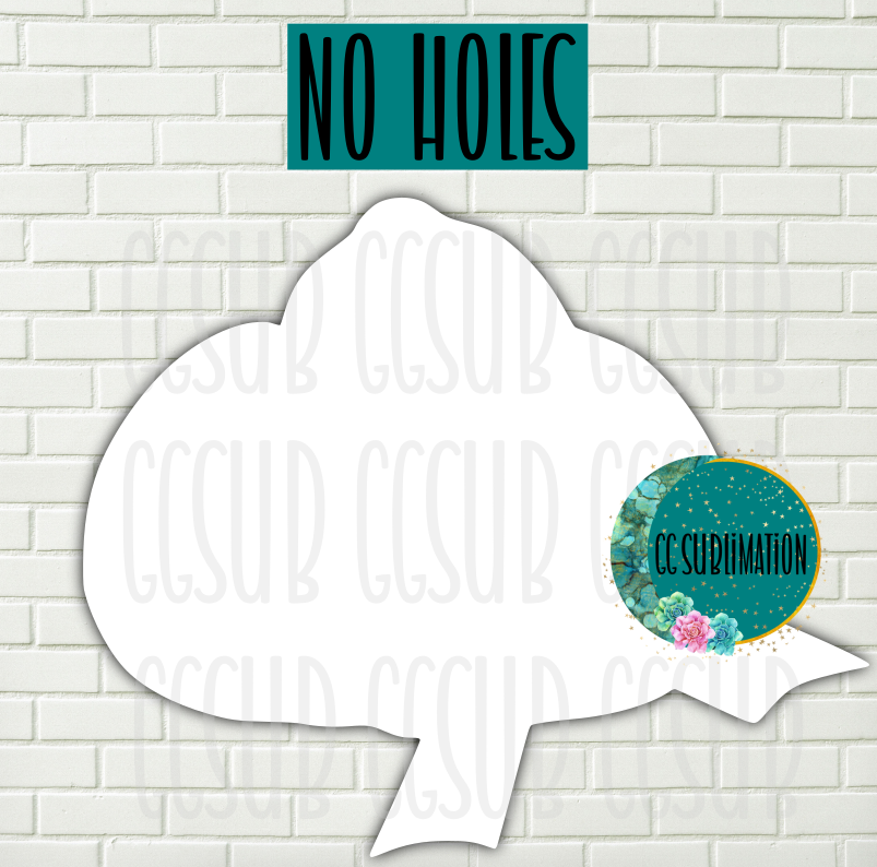 MDF - Ribbon pumpkin withOUT holes 3 sizes to choose from (great for b ...