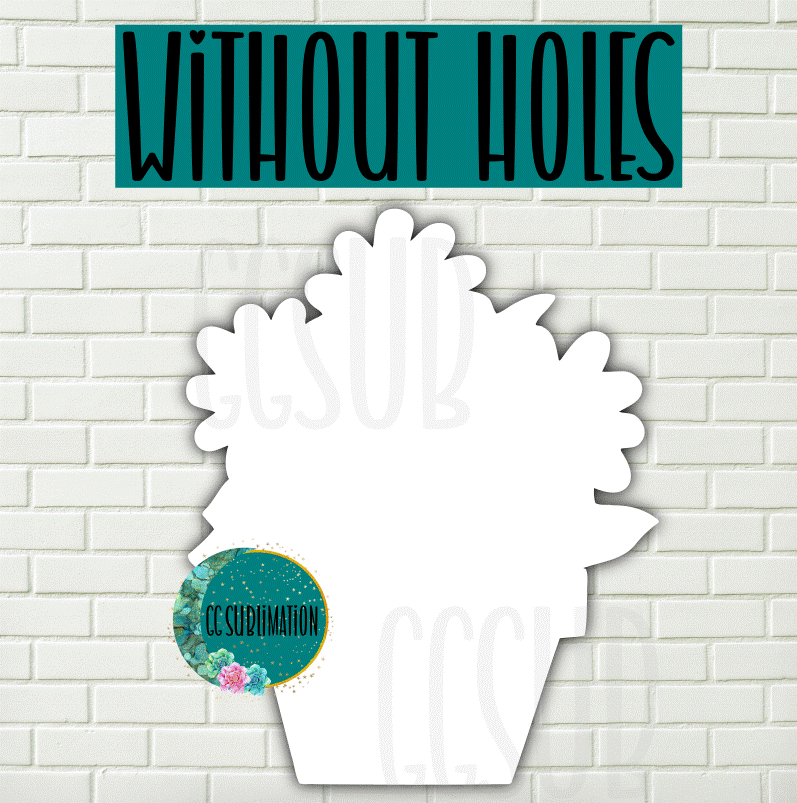 MDF- Flower pot With holes 5 sizes to choose from – GGSublimation