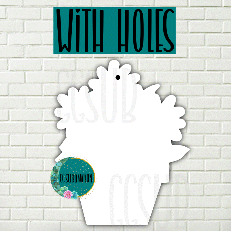 MDF- Flower pot With holes 5 sizes to choose from – GGSublimation