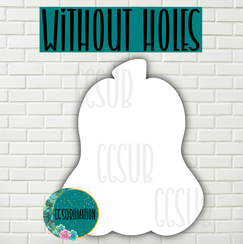 MDF- Lumpy pumpkin withOUT holes 3 sizes to choose from (great for bad ...