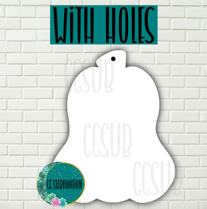 MDF- Lumpy pumpkin With holes 5 sizes to choose from – GGSublimation