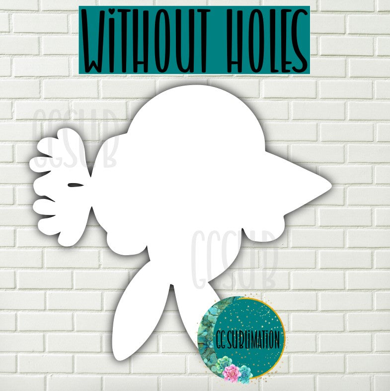 MDF - Bunny carrot withOUT hole 2 sizes to choose from (great for badg ...
