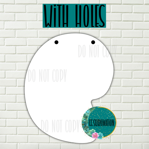 MDF - Conch shell door hanger with holes 5 sizes to choose from ...