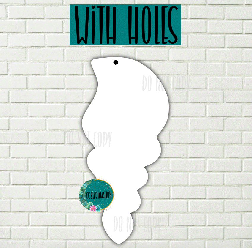 MDF - shell wall hanger with holes 5 sizes to choose from – GGSublimation