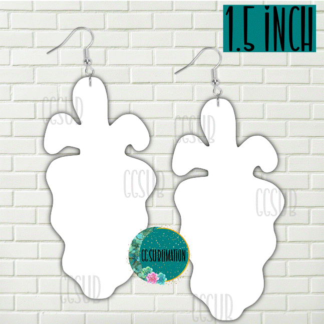 MDF - Wavy carrot earrings 2 sizes to choose from – GGSublimation